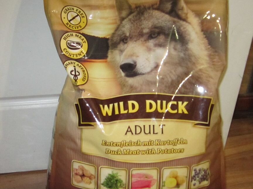 Wolfsblut корм для взрослых собак с дикой уткой