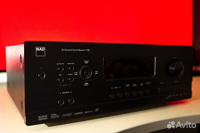 NAD T755 кинотеатральный AV-ресивер купить в Москве | Электроника | Авито