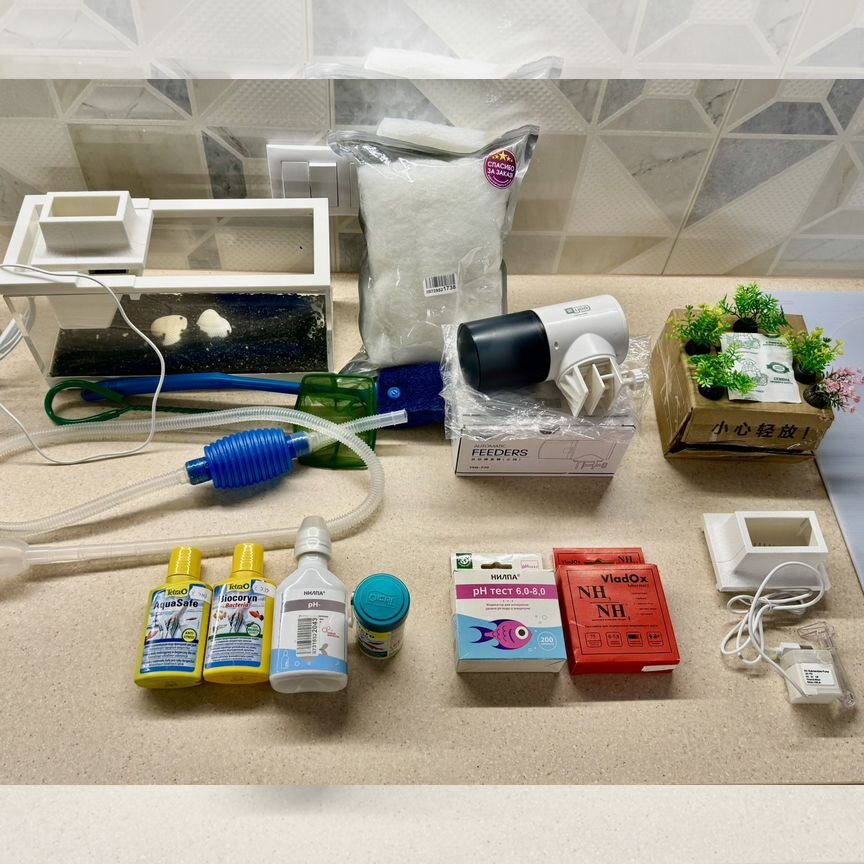 Мини-аквариум / акваферма 4 л, полный набор