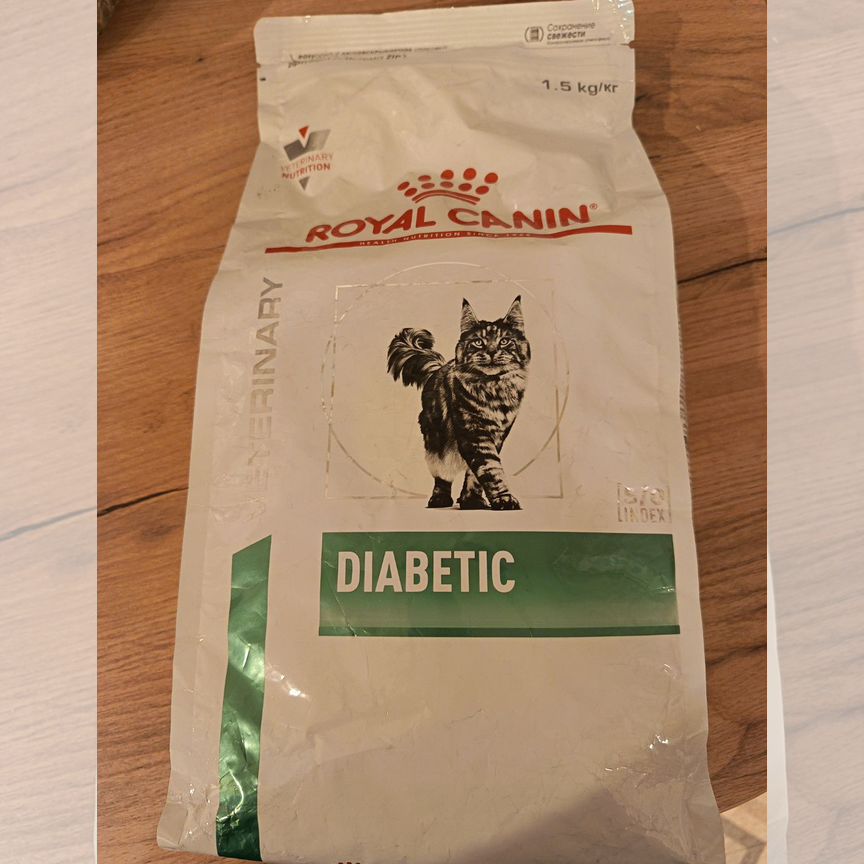 Корм для кошек royal canin diabetic 1,5 кг