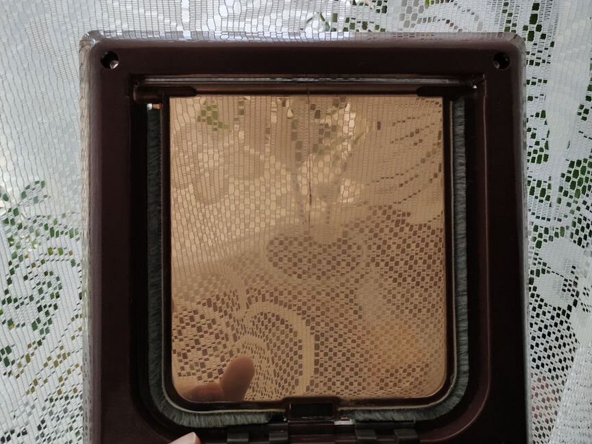 Дверца для кошек 15,8*14,7см с 4 функциями