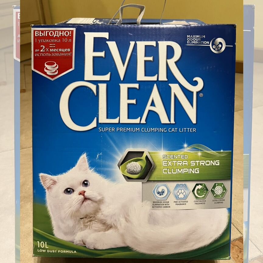 Наполнитель Ever Clean Extra Strong, 10л