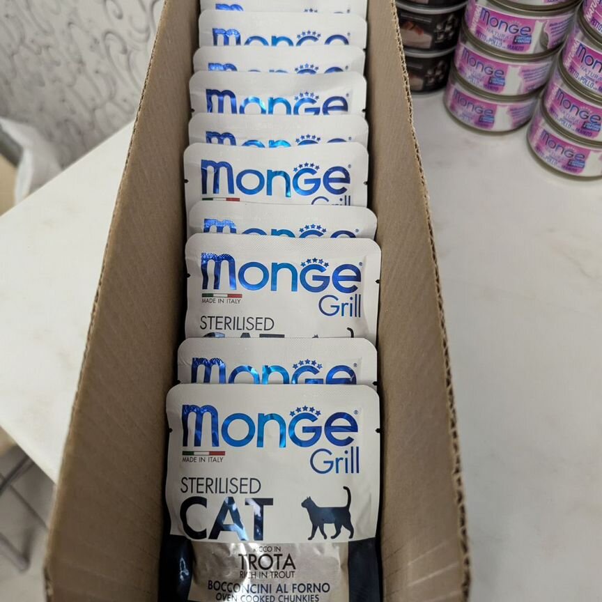 Корм для кошек влажный Monge, Cherie