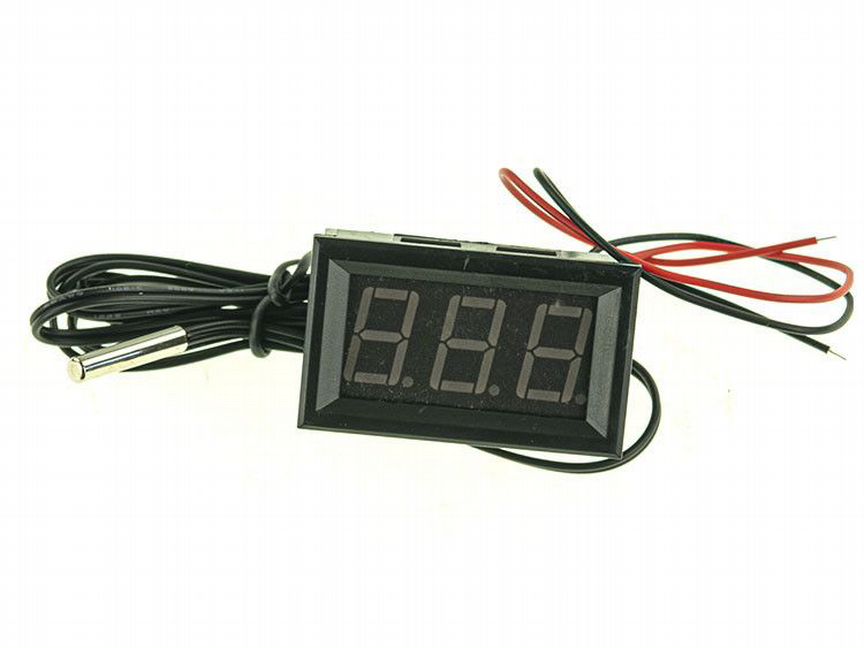 Термометр цифровой с выносным зондом 12V