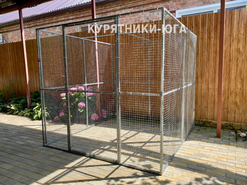 Курятник из сетки, выгул для кур, вольер для птиц
