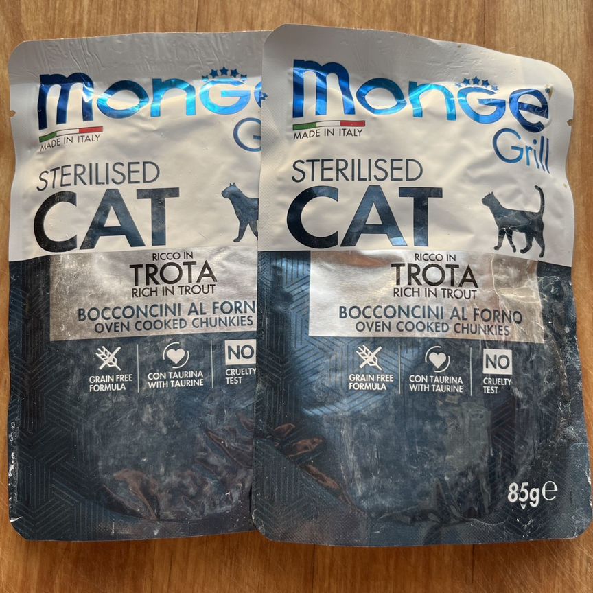 Корм для кошек monge sterilised