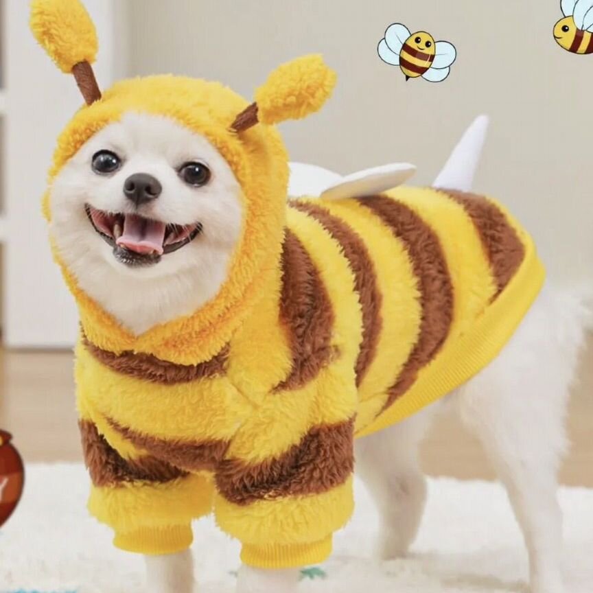 Комбинезон пчелка для маленькой собачки новый