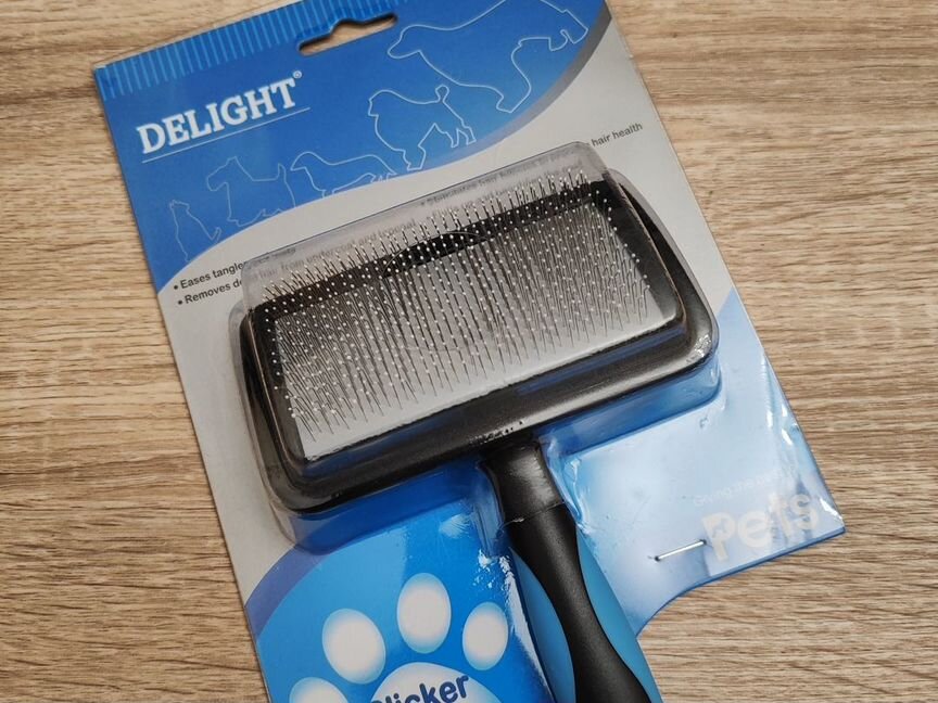 Пуходерка для кошек, собак delight размер М