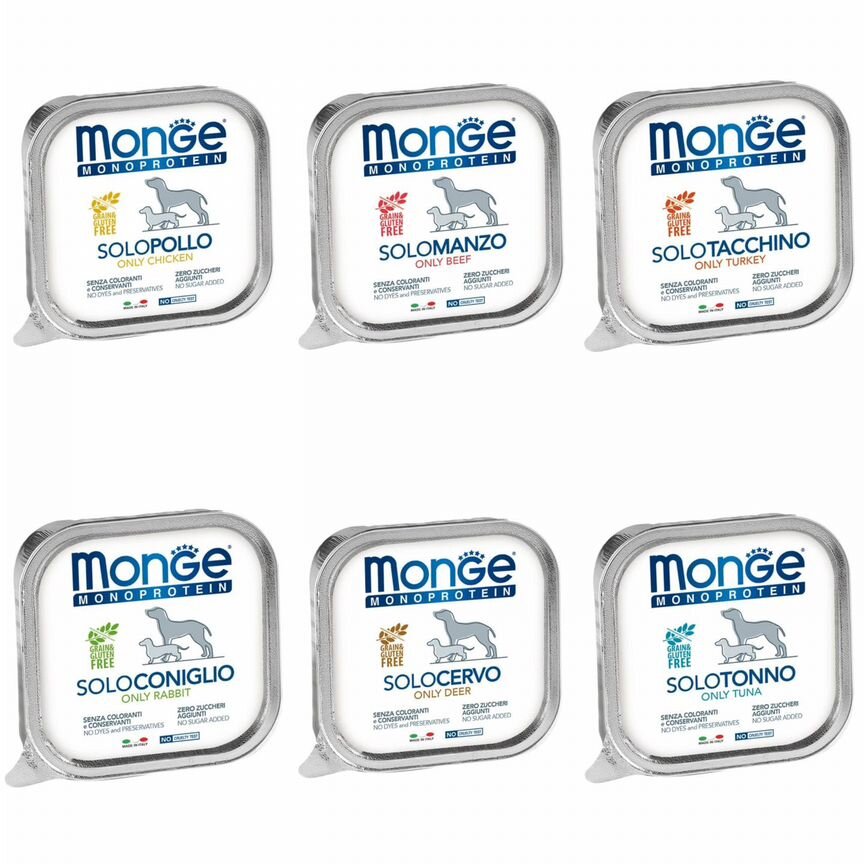 Влажный корм Monge Dog Monoprotein для собак