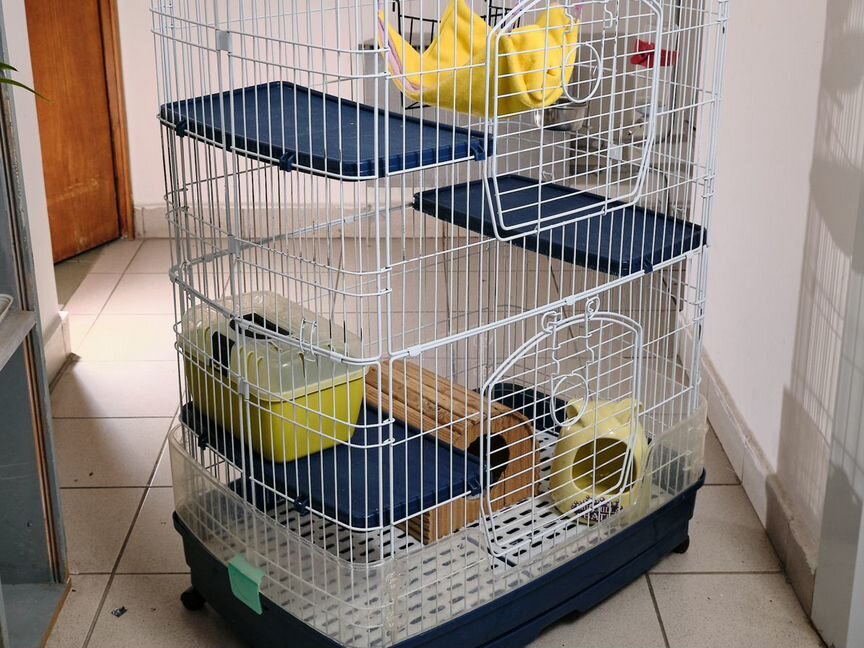 Большая клетка для грызунов шиншилл хорька крыс