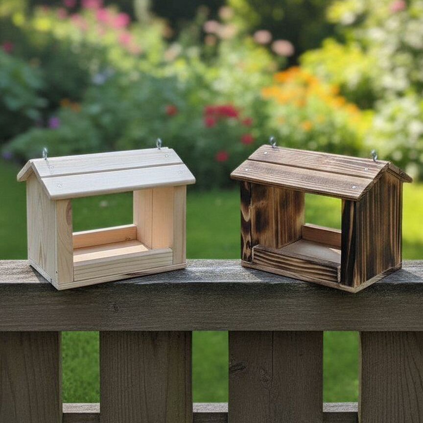 Кормушка для птиц из дерева