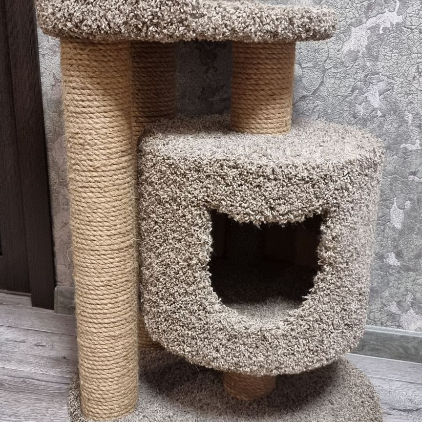 Качественная Когтеточка-Домик для кошки