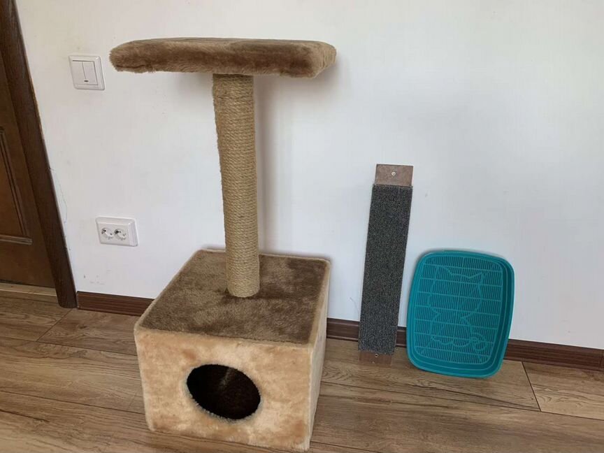 Когтеточка домик лоток