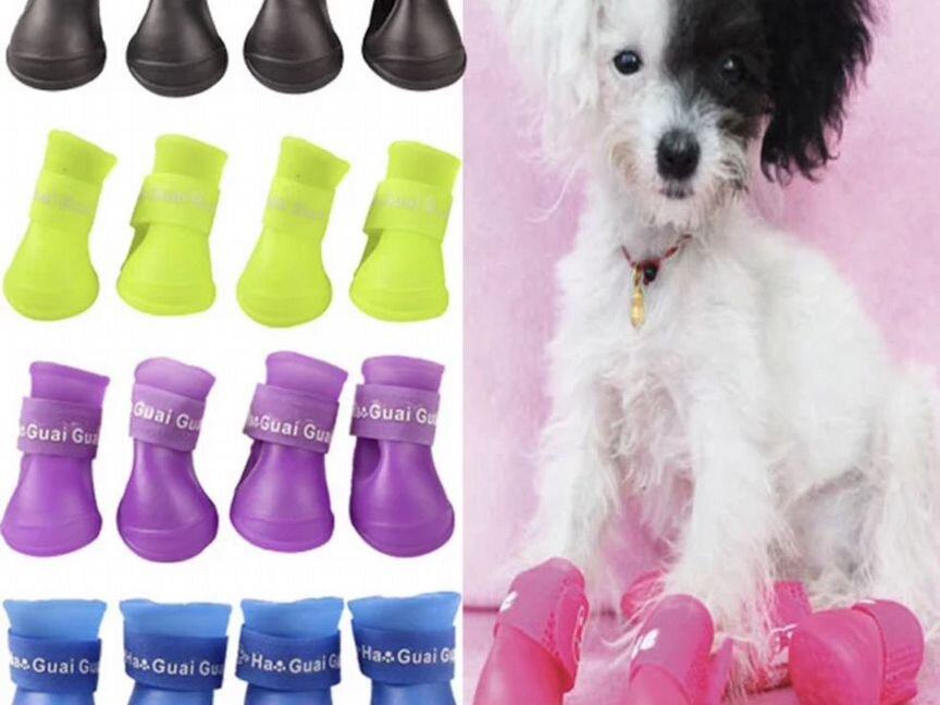 Резиновые сапожки для собак
