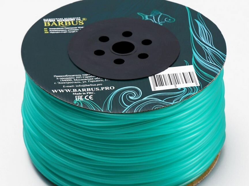 Трубка, шланг силиконовый d 4/6 мм для компрессора