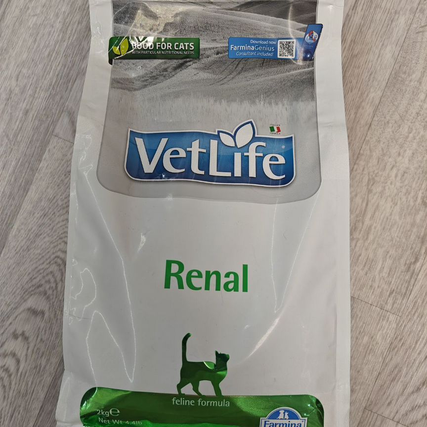 Корм кошачий Farmina Vetlife Renal