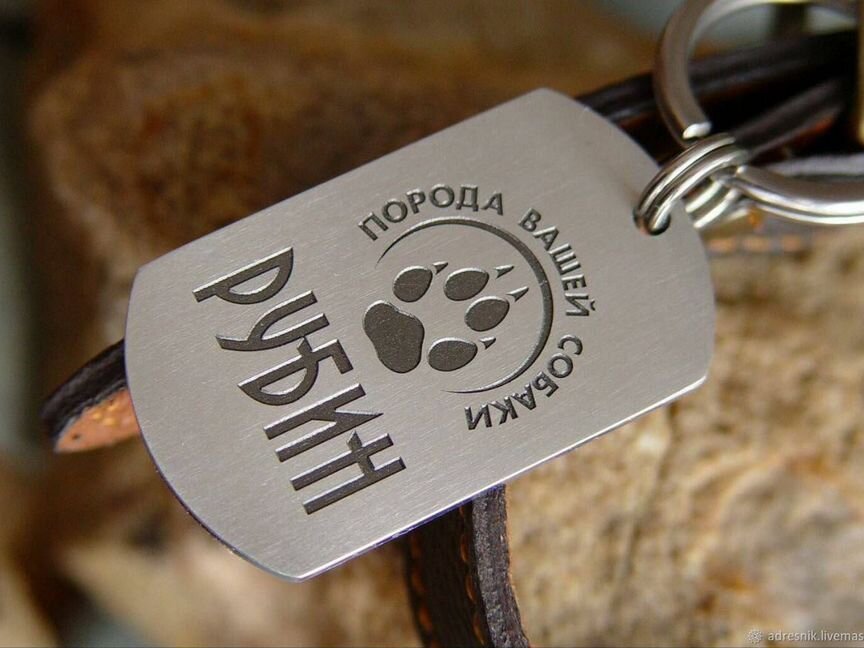 Адресник для животных