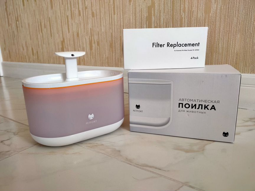 Фонтан поилка для кошек
