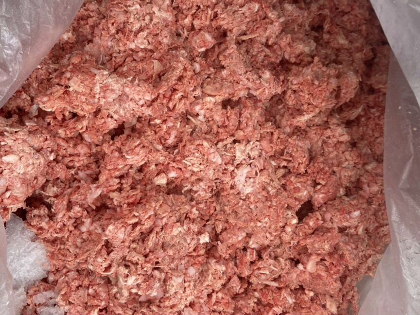 Костный фарш куриный, кости куриные