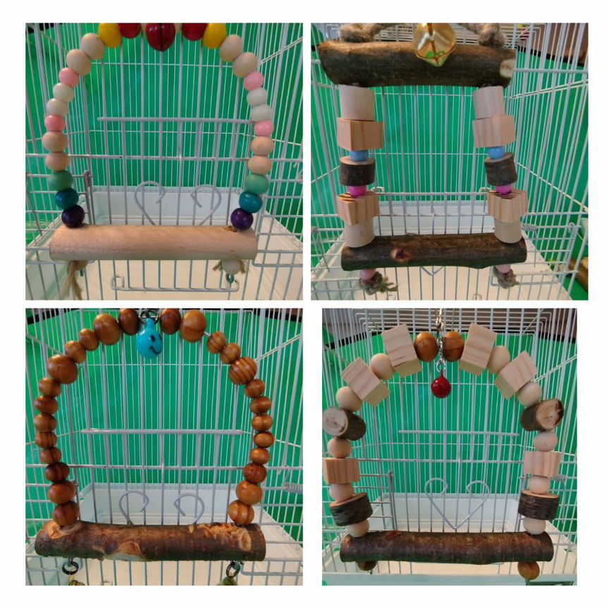 Качеля для попугаячика