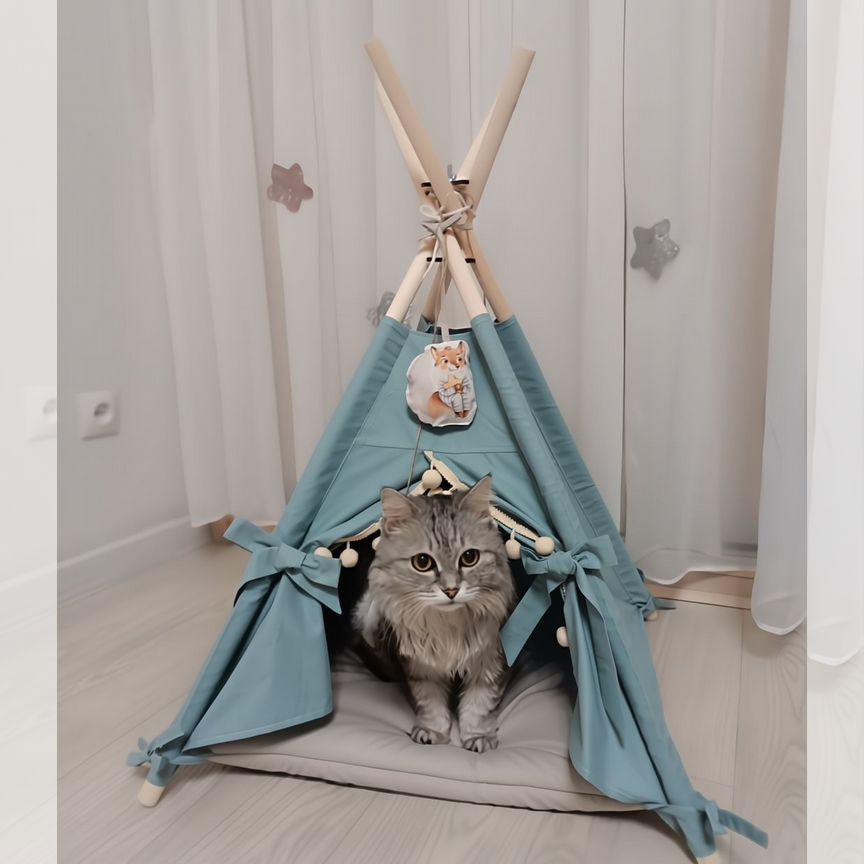 Домик лежанка для кошки и маленькой собаки