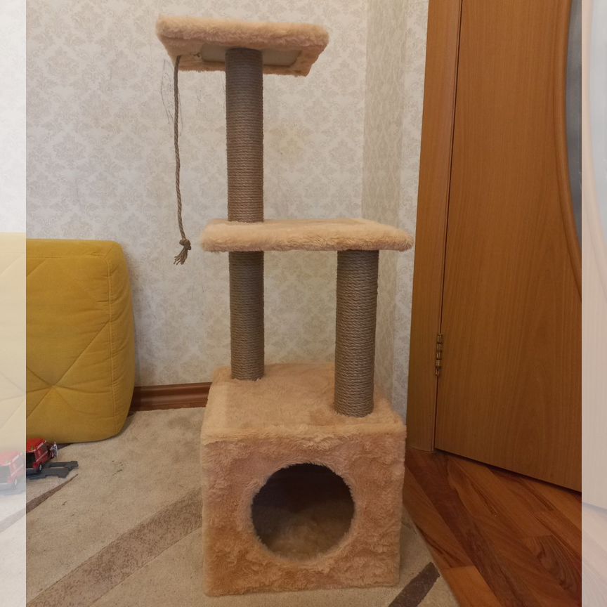 Когтеточка домик для кошки