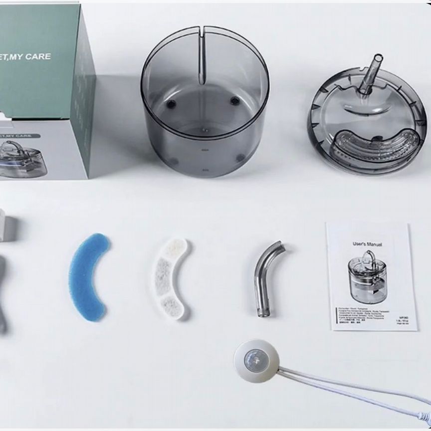 Фонтан поилка для кошек