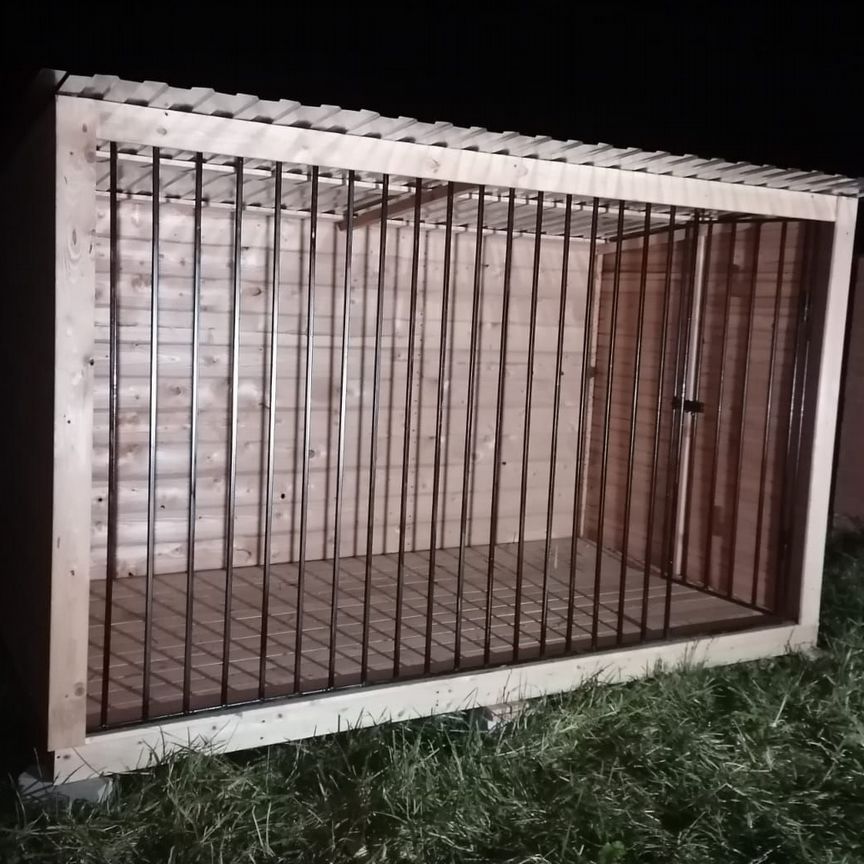 Вольер 2х3, эконом. Цвет орех