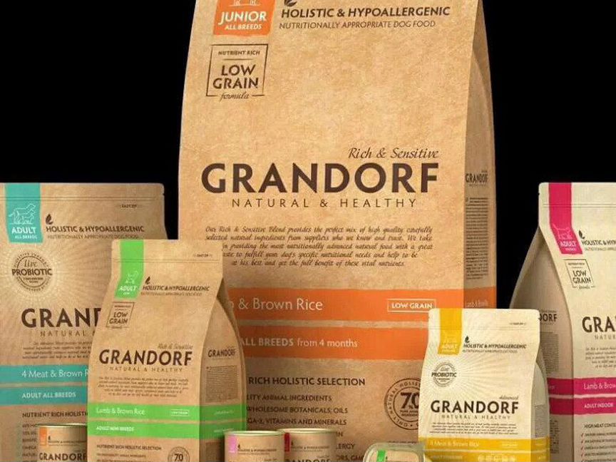 Корм для собак Grandorf. Бесплатная доставка