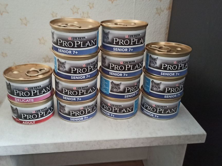 Влажный корм для кошек Pro plan Senior 7+