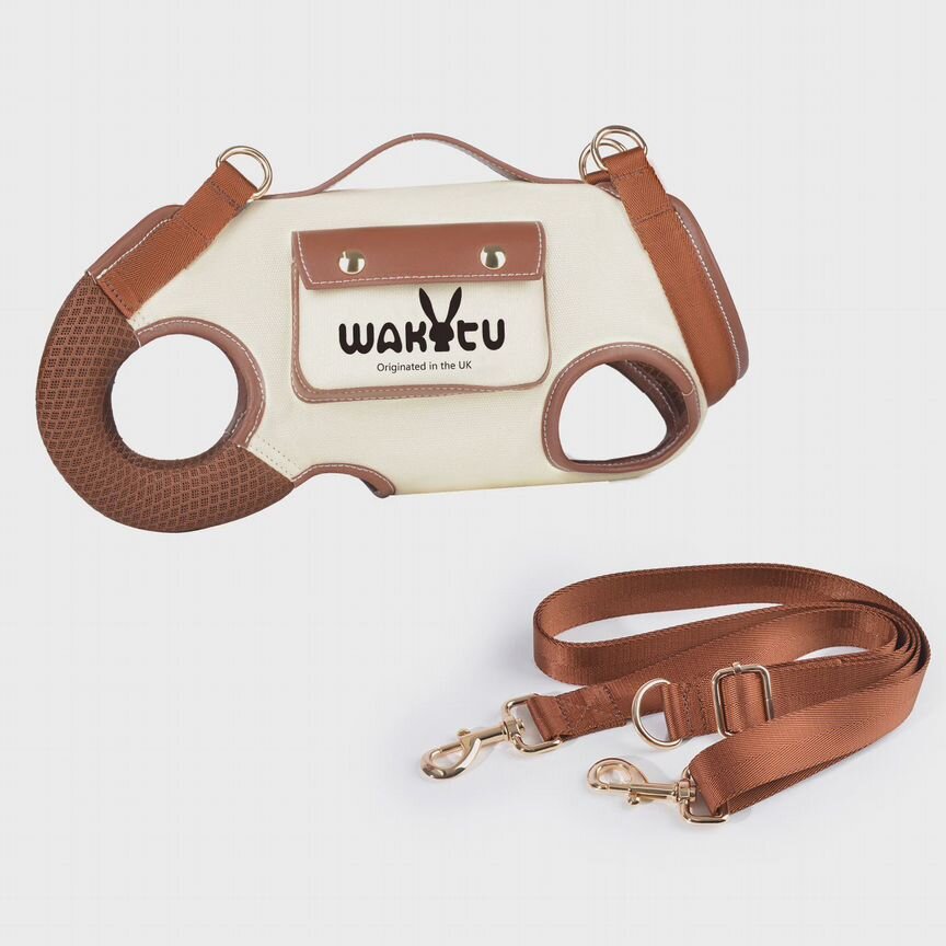 Подъемник для собак Wakytu, нейлон, Brown, S