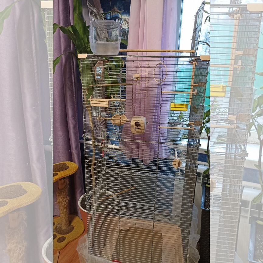 Клетка для попугая большая бу