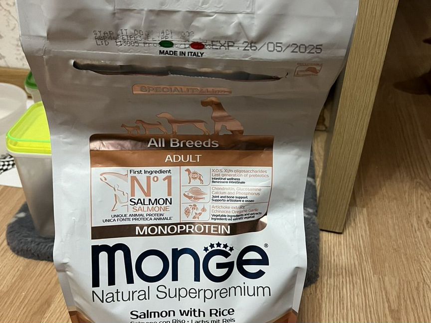 Корм для собак monge