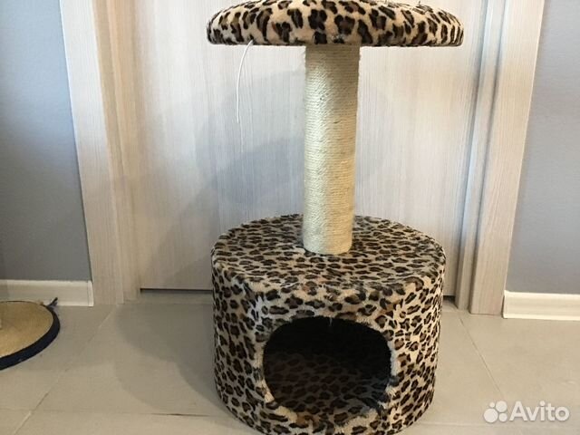 Домик для кошки с когтеточкой купить в Москве | Животные и зоотовары ...