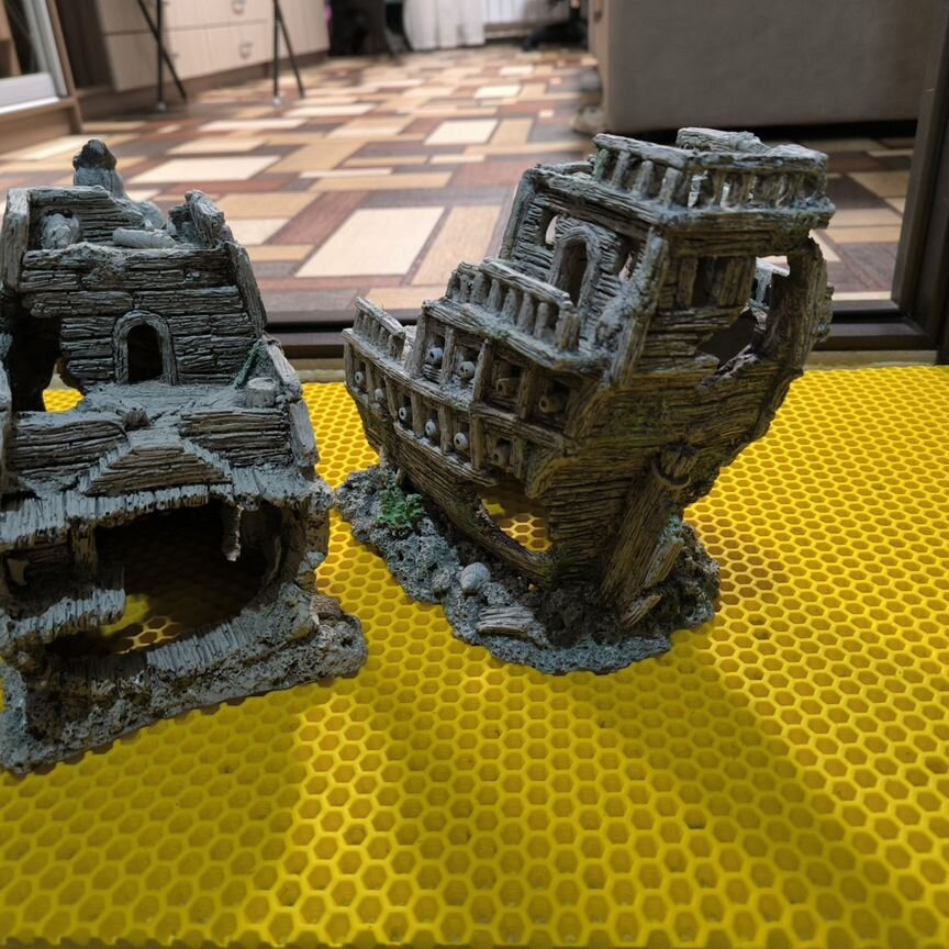 Корабль декор в аквариум