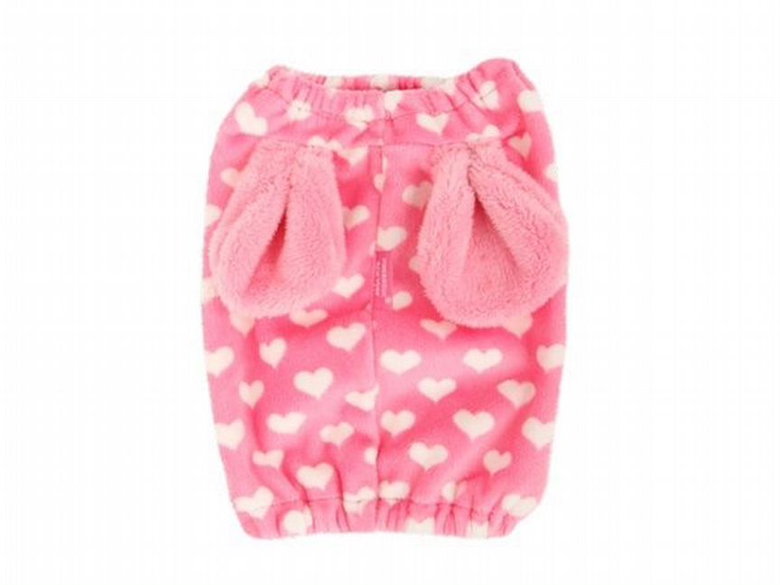 Pinkaholic снуд с ушками и узором сердечки, розовы