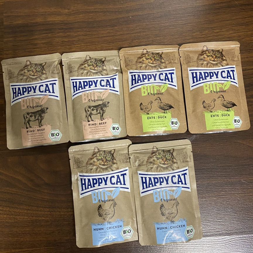 Корм для кошек happy cat organic из ес
