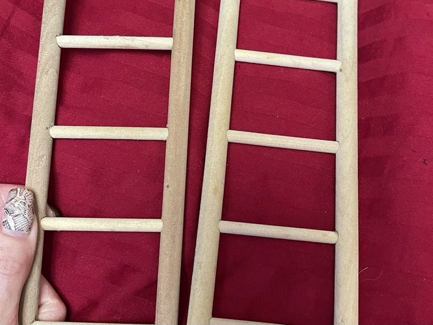 Лестница в клетку для попугая, для грызунов 2 шт