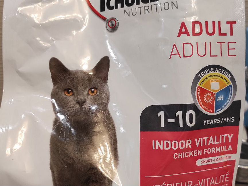Корм для кошек 1st choice indoor vitality