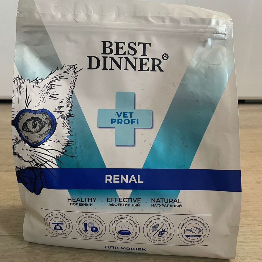 Best Dinner ренал для кошек сухой корм Бест Диннер