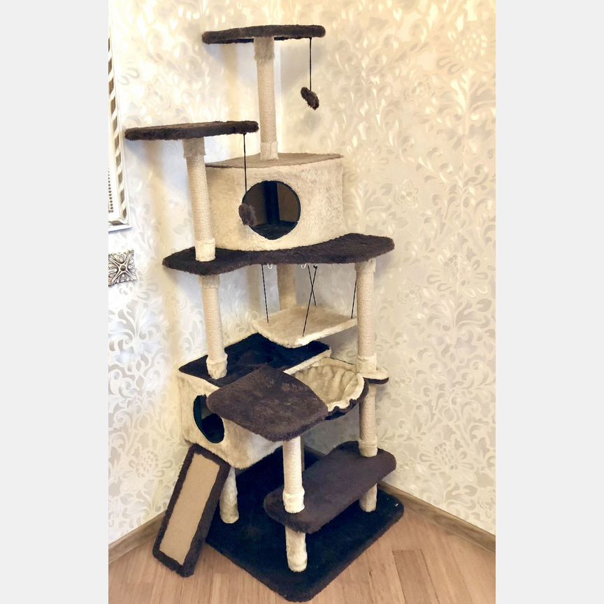 Домик для кота игровой комплекс когтеточка