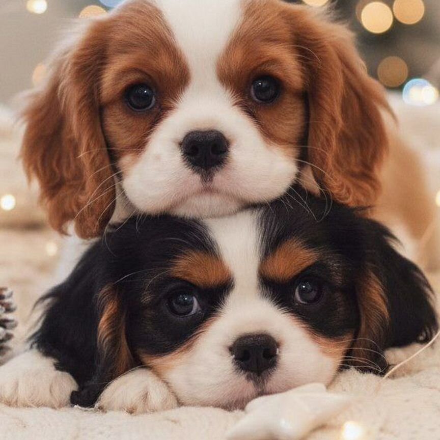 Кавалер кинг-чарльз-спаниель, щенок