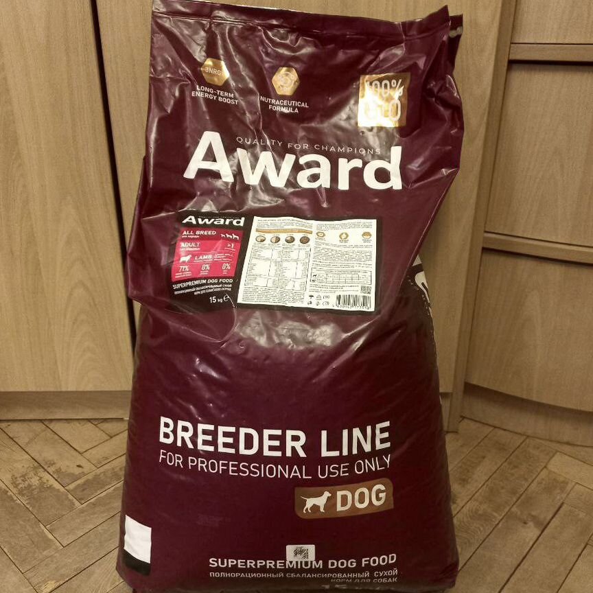 Award 15   8 кг корм для собак всех пород