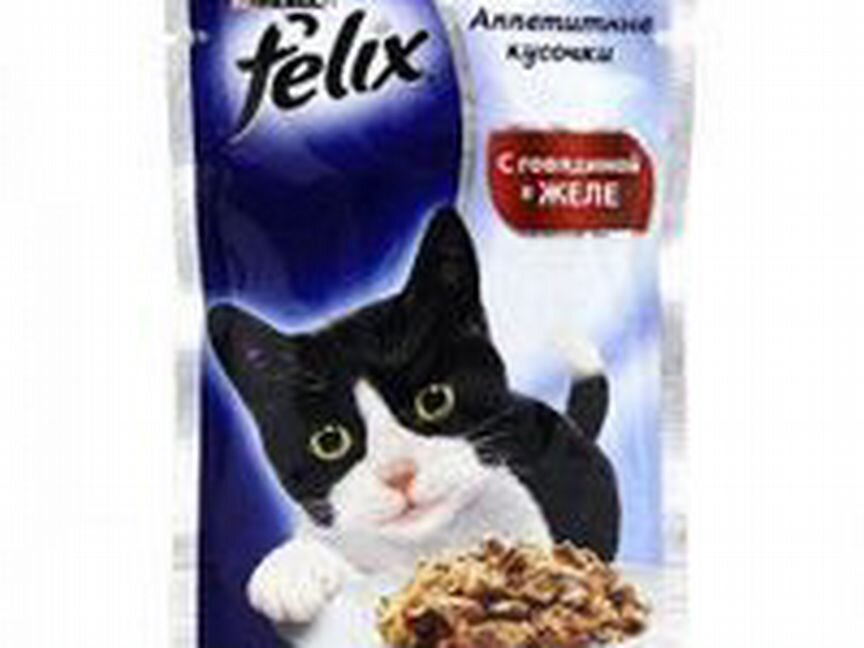 Корма Felix в желе, Вискас Бесплатная доставка