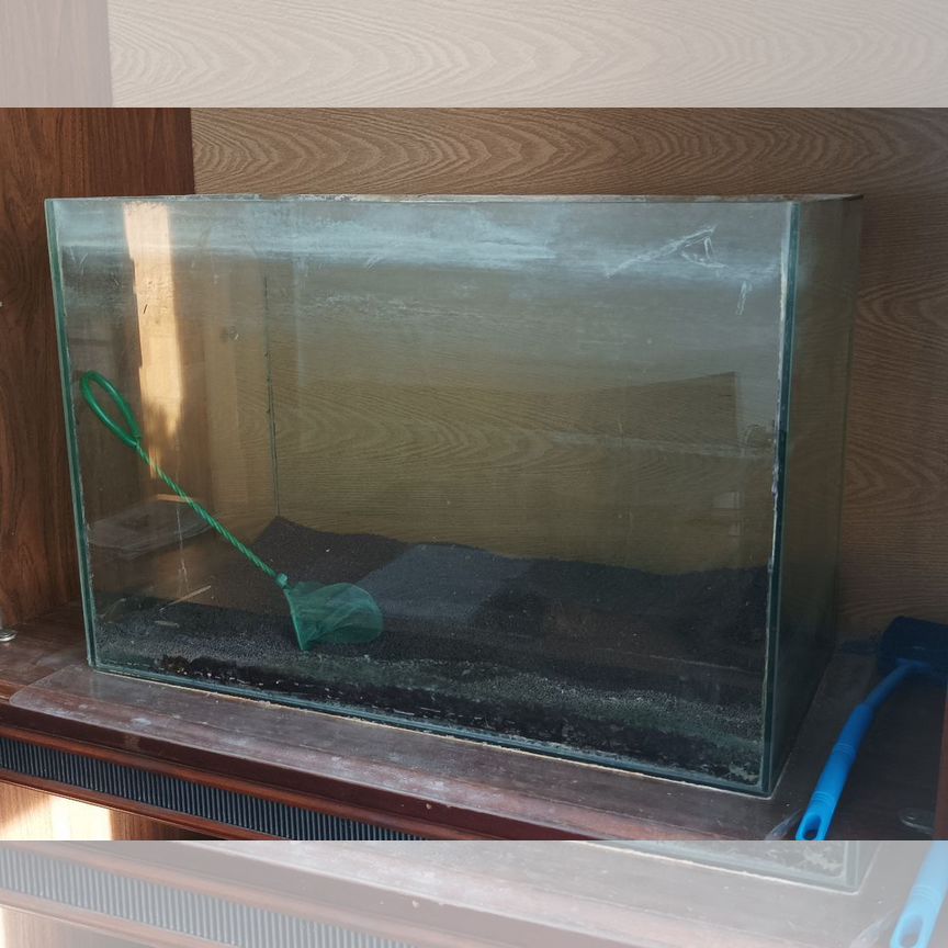 Аквариум 72л, грунт, 2 фильтра