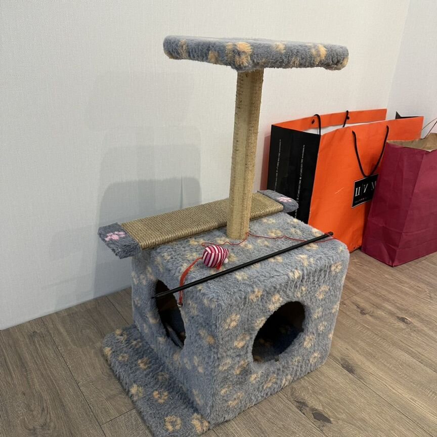 Когтеточка домик для кошки