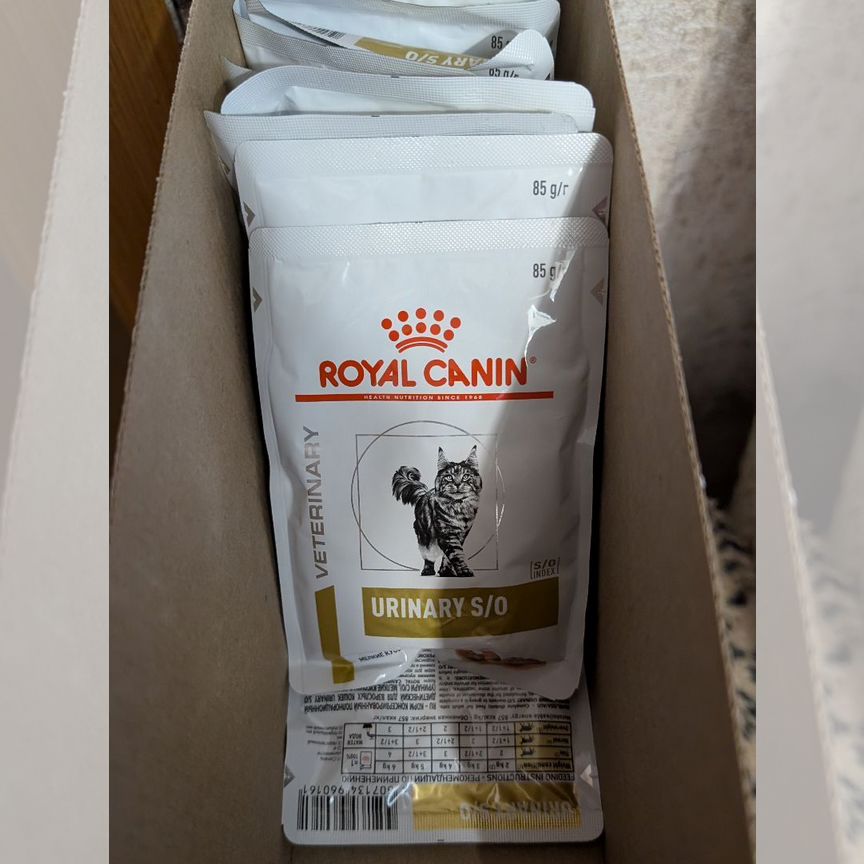 Паучи Роял Канин уринари с/о для кошек,наполнитель