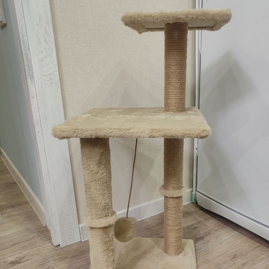 Когтеточка столбик лежанка для кошки