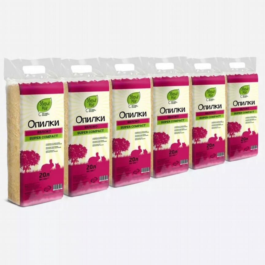 Опилки Зверьё Моё 9 уп