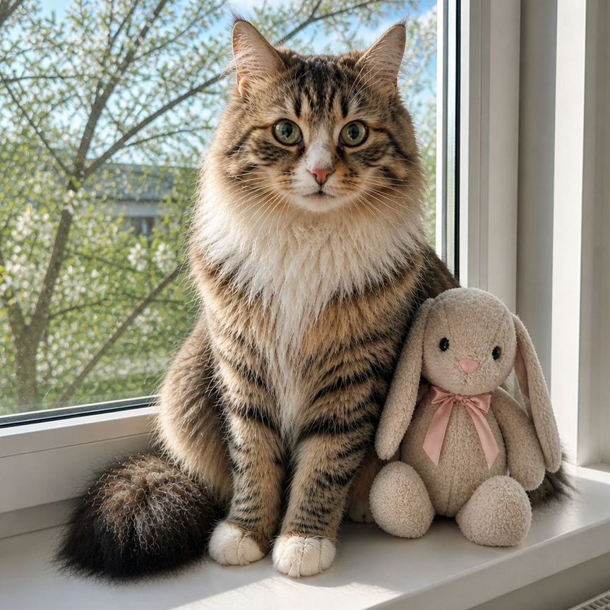 Сибирский, взрослый кот
